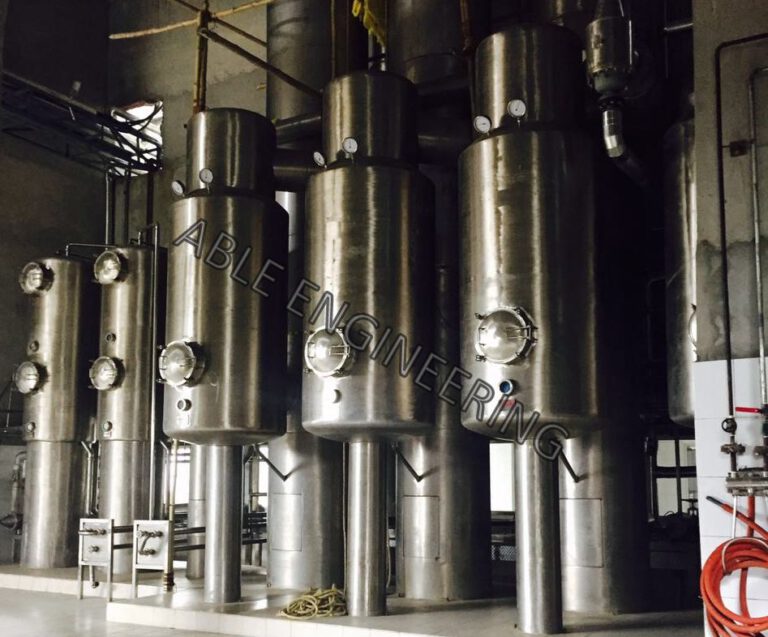 Milk Plant Falling Film Evaporator - Herbal Extraction Plant ...